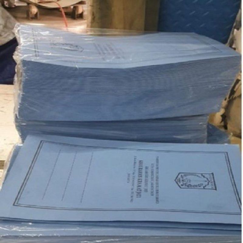 Cetak Map Dinas Berlambang (Hitam Putih)