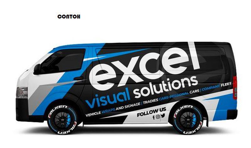 Branding Cutting Sticker Exterior mobil