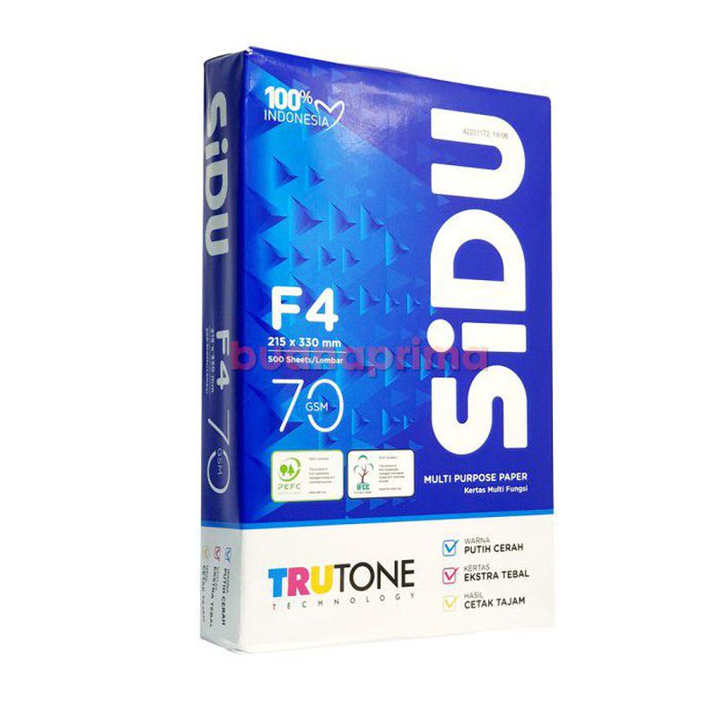 KERTAS SIDU F4 70GRAM