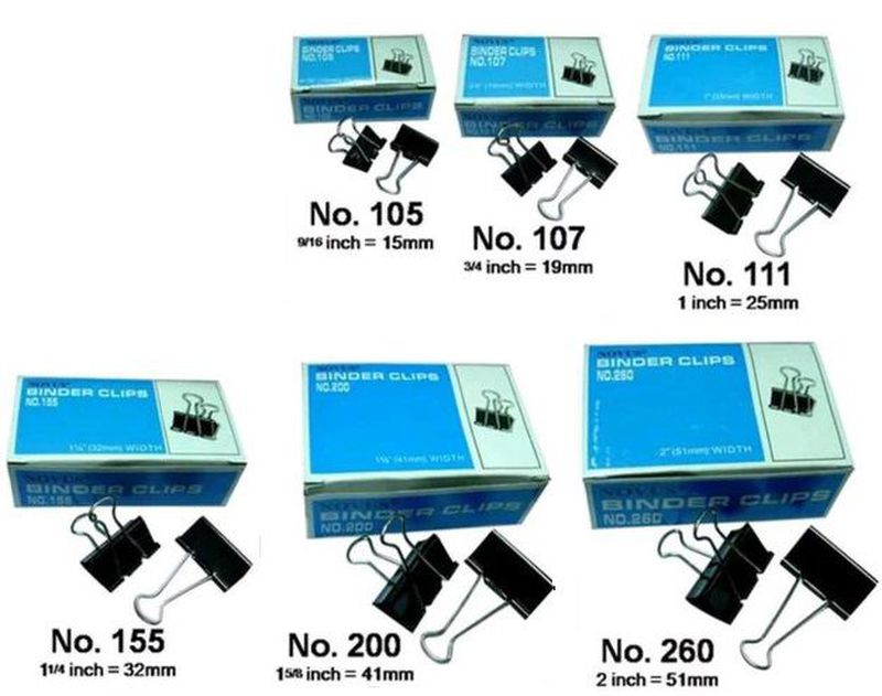 Binder Clip Hitam Joyko - 200