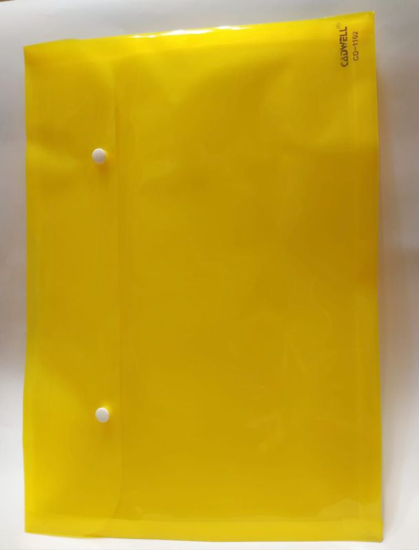 map plastik kancing 2 (dua) - Kuning