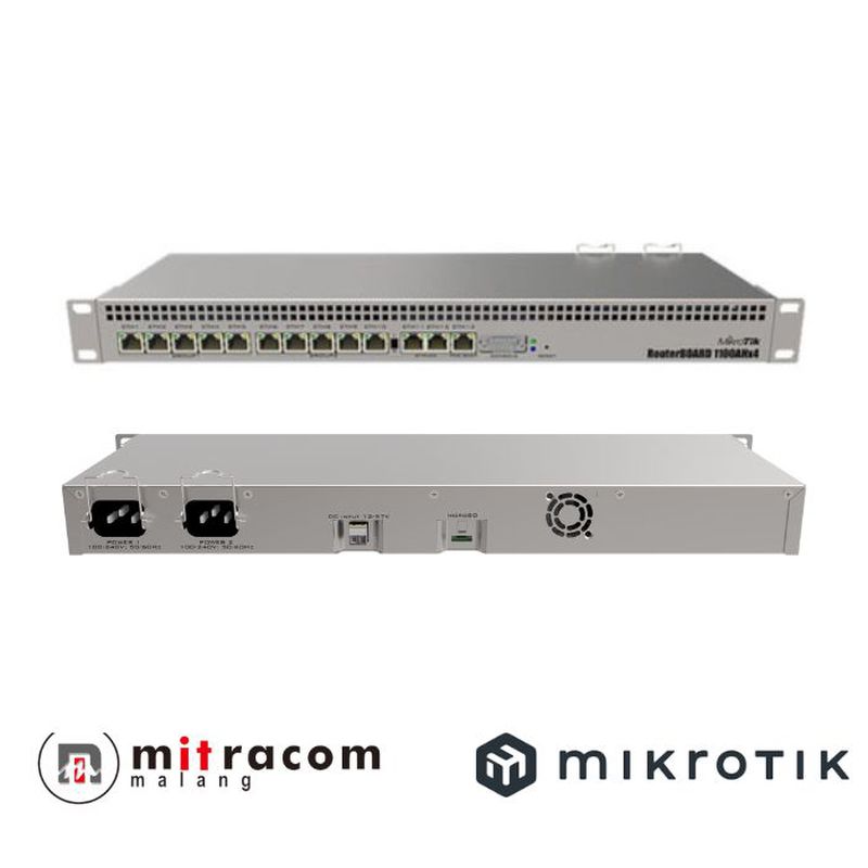 Router & Switch Mikrotik RB1100AHX4 1U RACKMOUNT