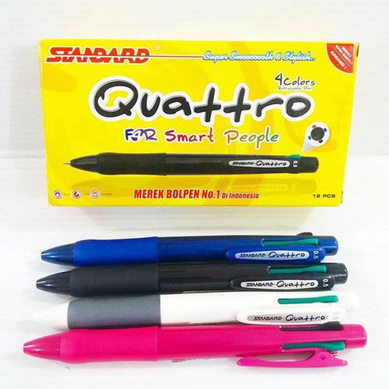 BALLPOINT STANDARD QUATTRO 0,5 MM - Magenta