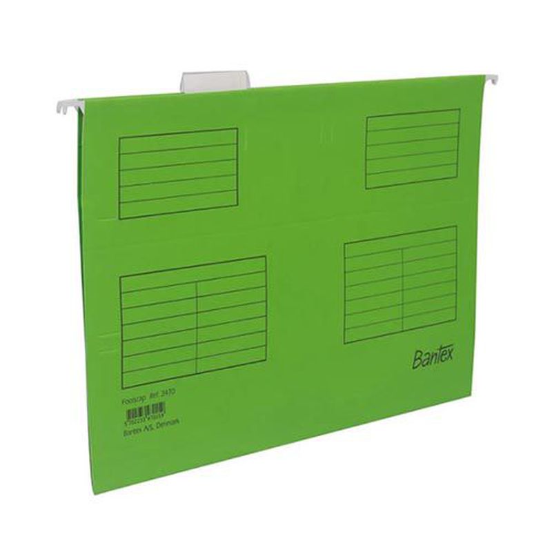 BANTEX Suspension File Size F4 3470 @25 Pcs Green