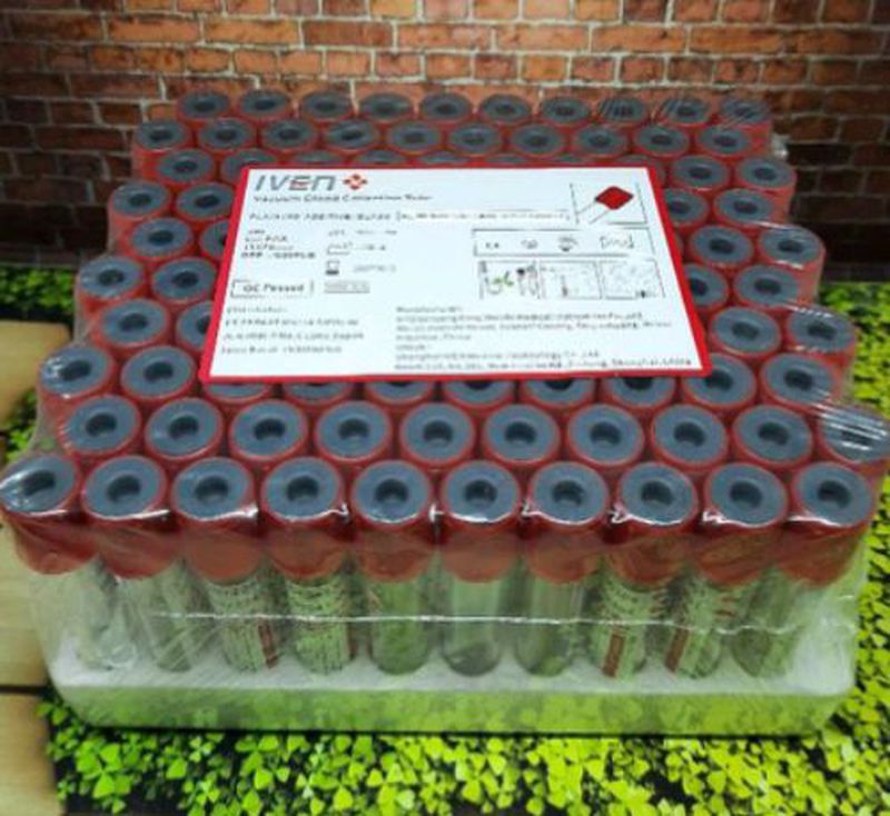 Tabung Vakum Plain Merah 3 mL