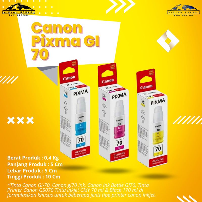 Canon Pixma GI 70 - Yellow