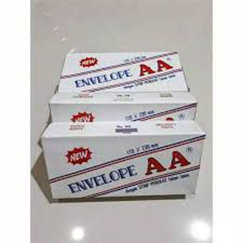 Amplop putih pendek dan panjang AA - Panjang