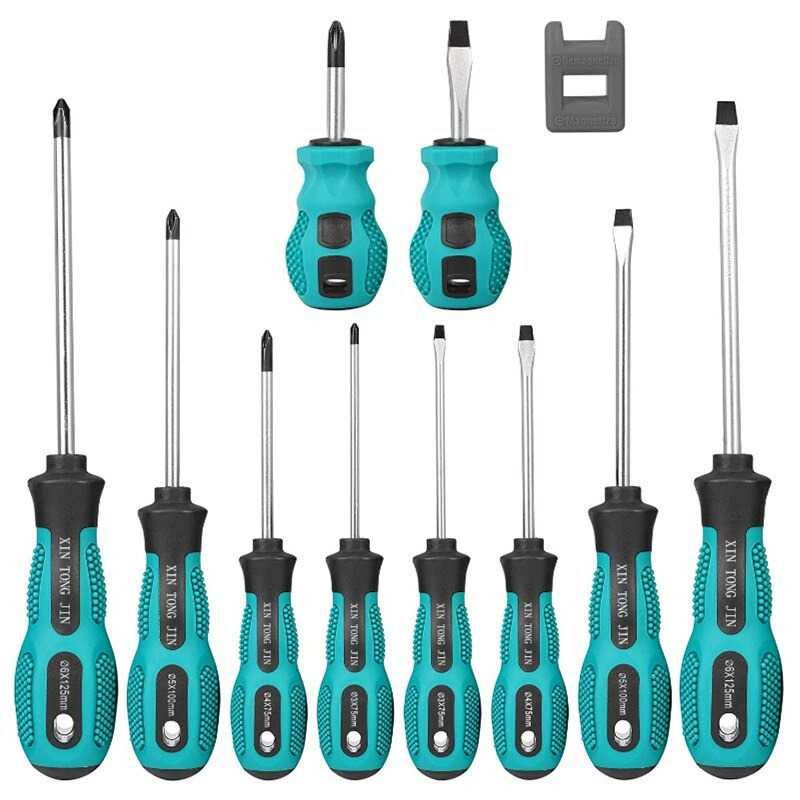Peralatan Komplit Obeng Set Reparasi Magnetic Head 10 in 1