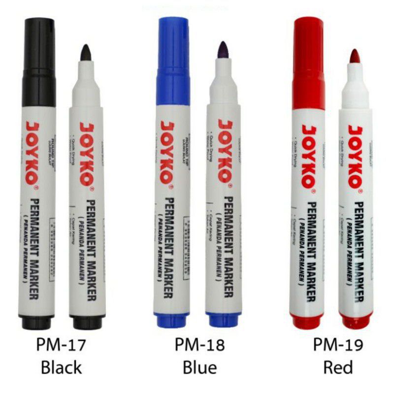 Joyko Permanent Marker PM 17-19 - Merah
