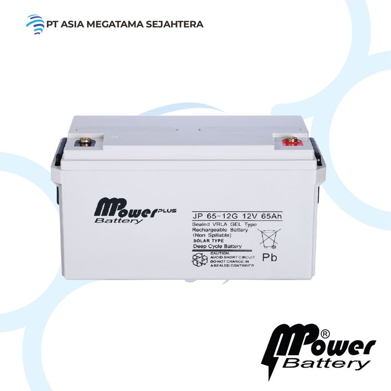 BATTERY VRLA FOR UPS - MPOWER JP65-12G / 12V 65AH