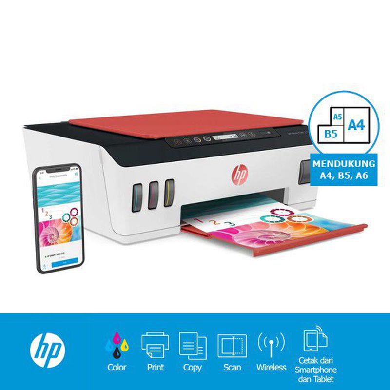 HP Smart Tank 519 Wireless Printer (Print Scan Copy) - Terbaru 2020