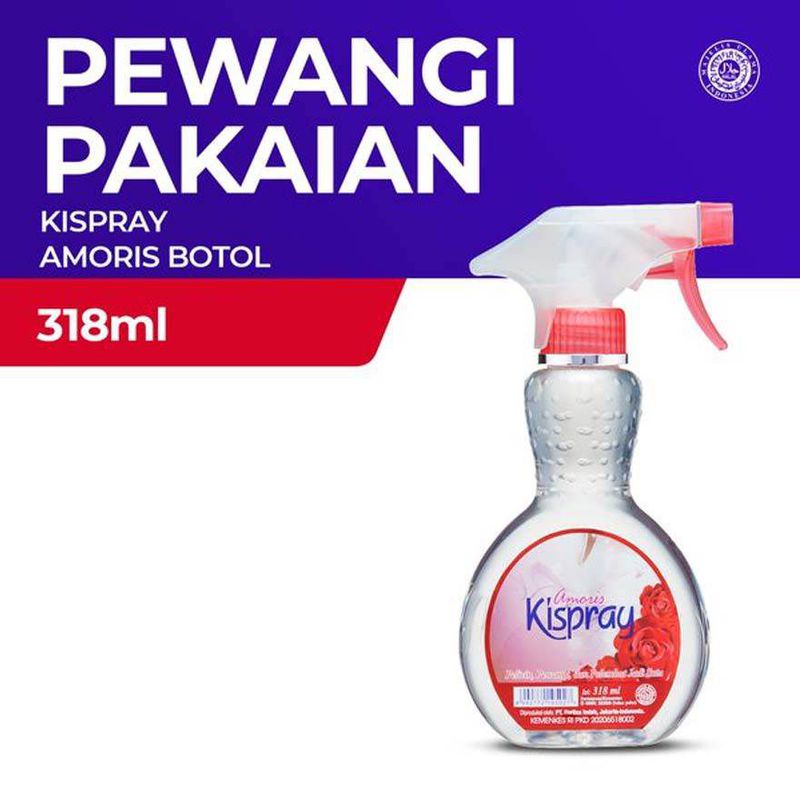 PEWANGI SETRIKA KISPRAY BOTOL 318 ml