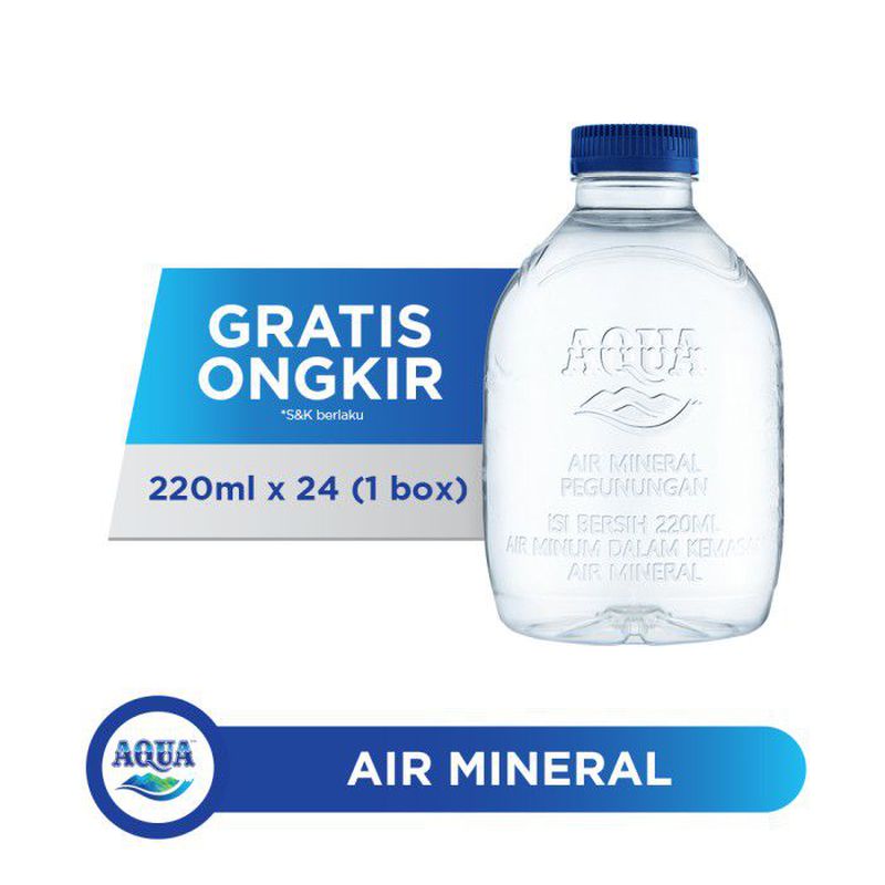 Aqua Botol 220 Ml