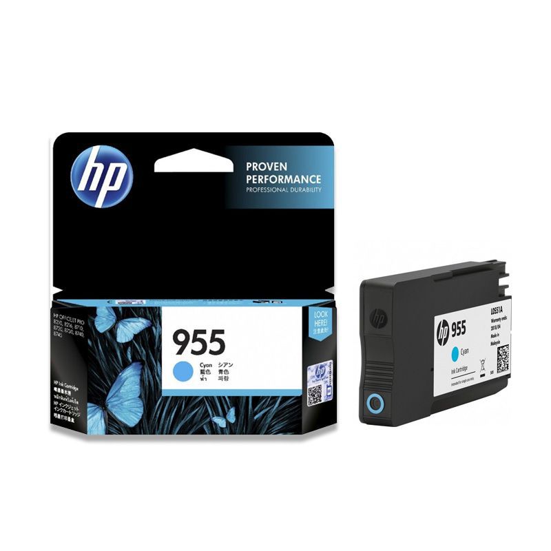 HP 955 Cyan Original Ink Cartridge