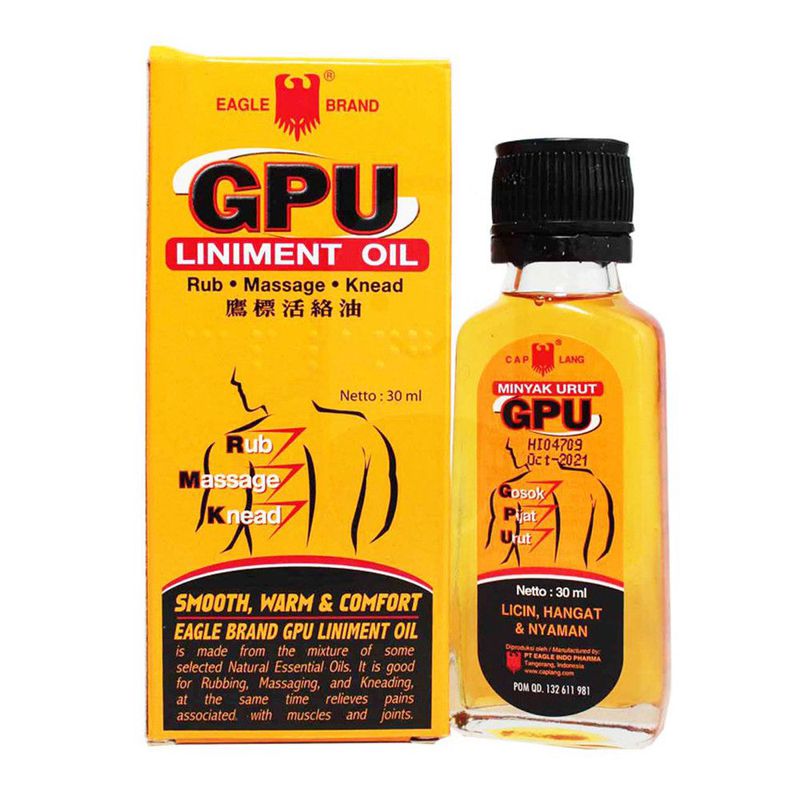 Minyak Gosok Pijat Urut GPU 60 ml