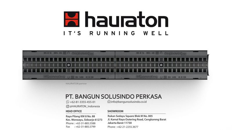 Drainase Modern HAURATON - RECYFIX PRO 100 Type 010 With Gugi Grating ...