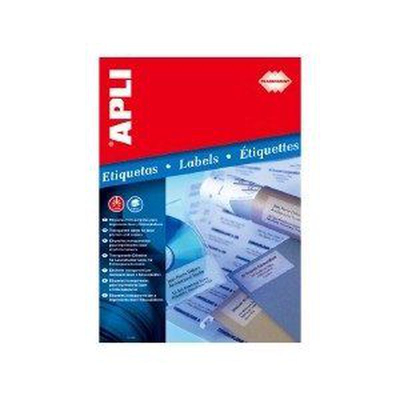 APLI Computer Labels Square Size 70 x 37mm 01224 @20 Sheet
