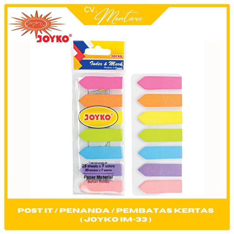 POST IT PANAH KERTAS (Per Set)