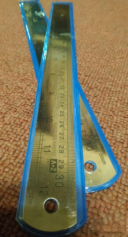 penggaris baja 30 cm