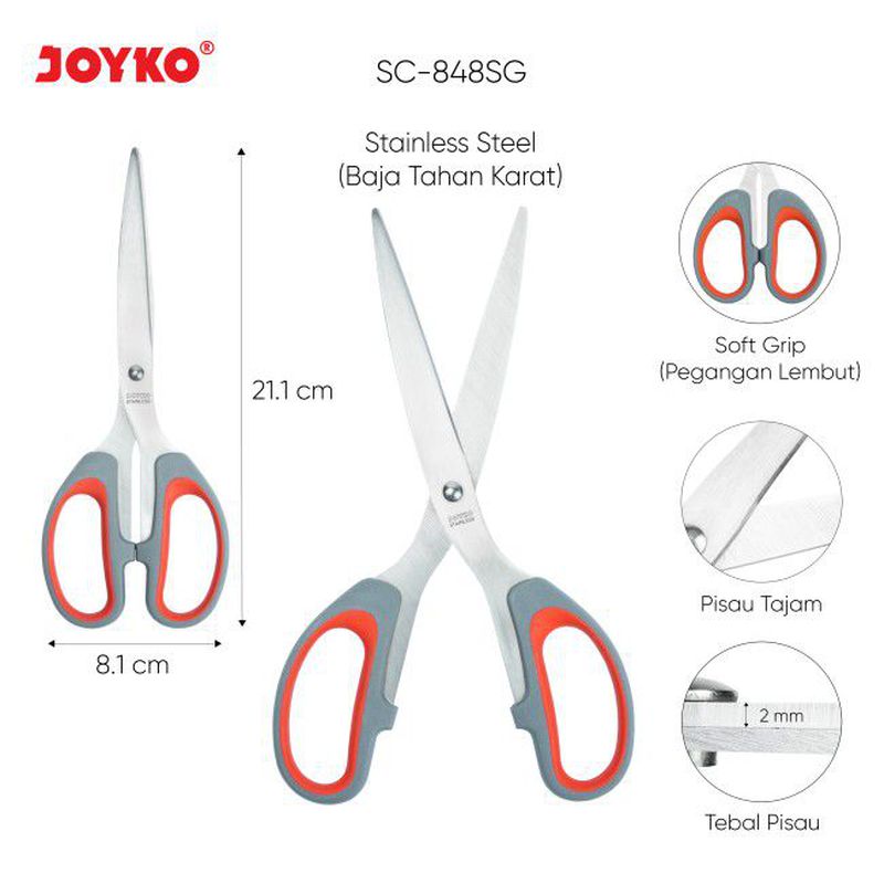 Joyko Gunting Scissors 848SG