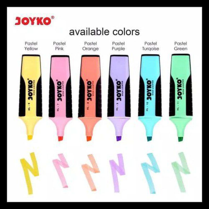 Joyko Highlighter Multi Color - Biru