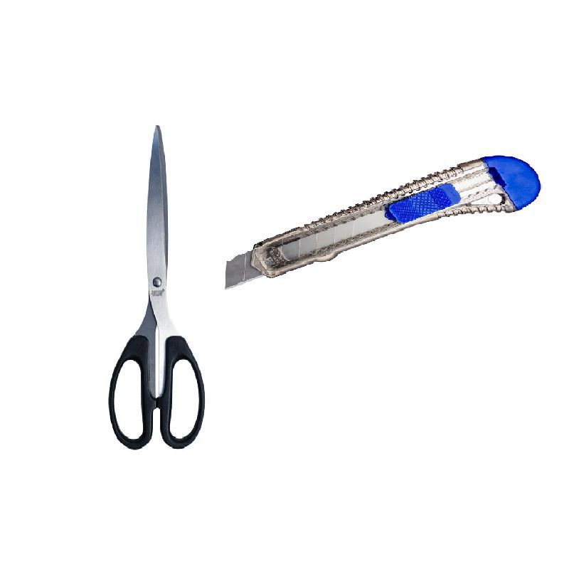 Paket Gunting Dan Cutter Besar