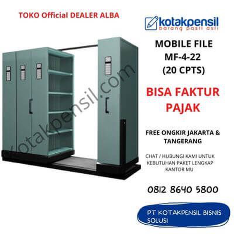 Mobile File System Manual ALBA MF – 4 – 22 (20 cpts) Roll O Pack
