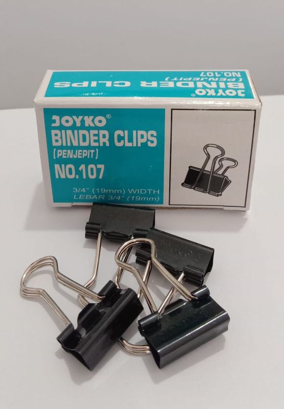Joyko Binder Klip Hitam No. 107-Eceran