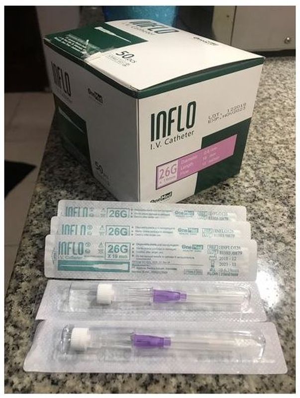 ONEMED I.V. CHATETER INFLO 26 G