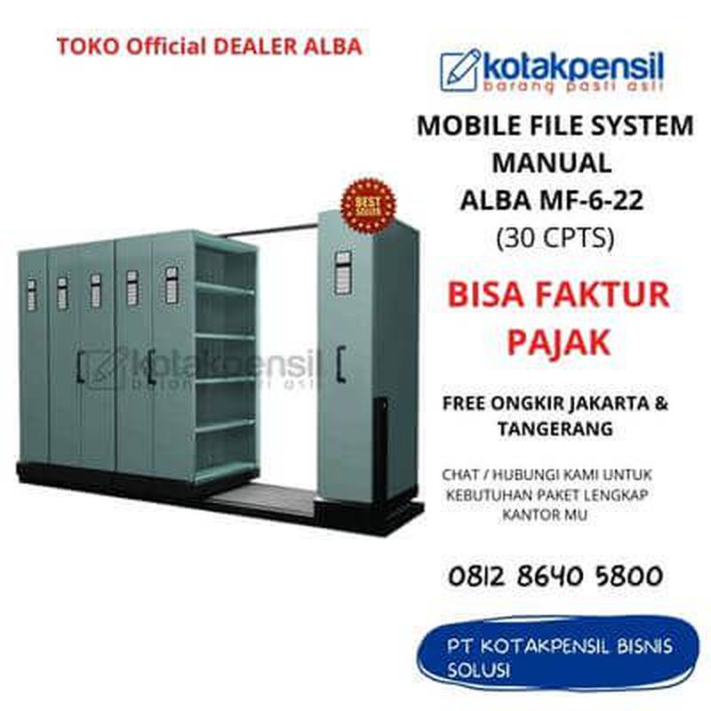 Mobile File System Manual ALBA MF – 6 – 22 (30 cpts) Roll O Pack