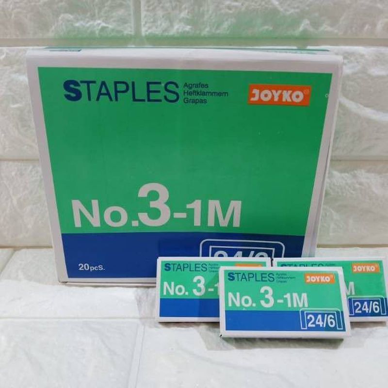 Isi Staples JOYKO Besar No.3 24/6/Refill Hekter Steples Stapler