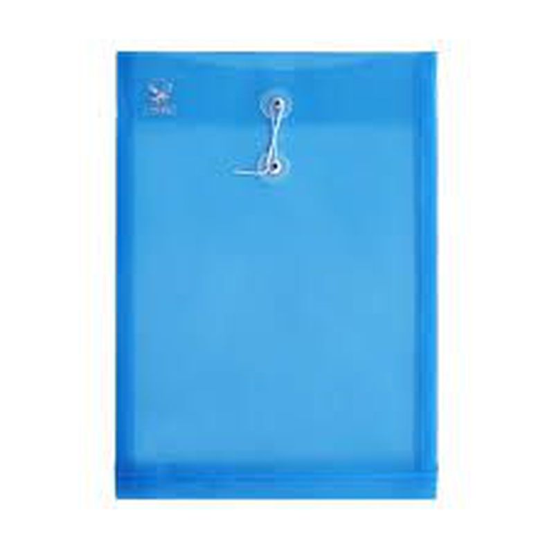 MAP PLASTIK TALI BIRU