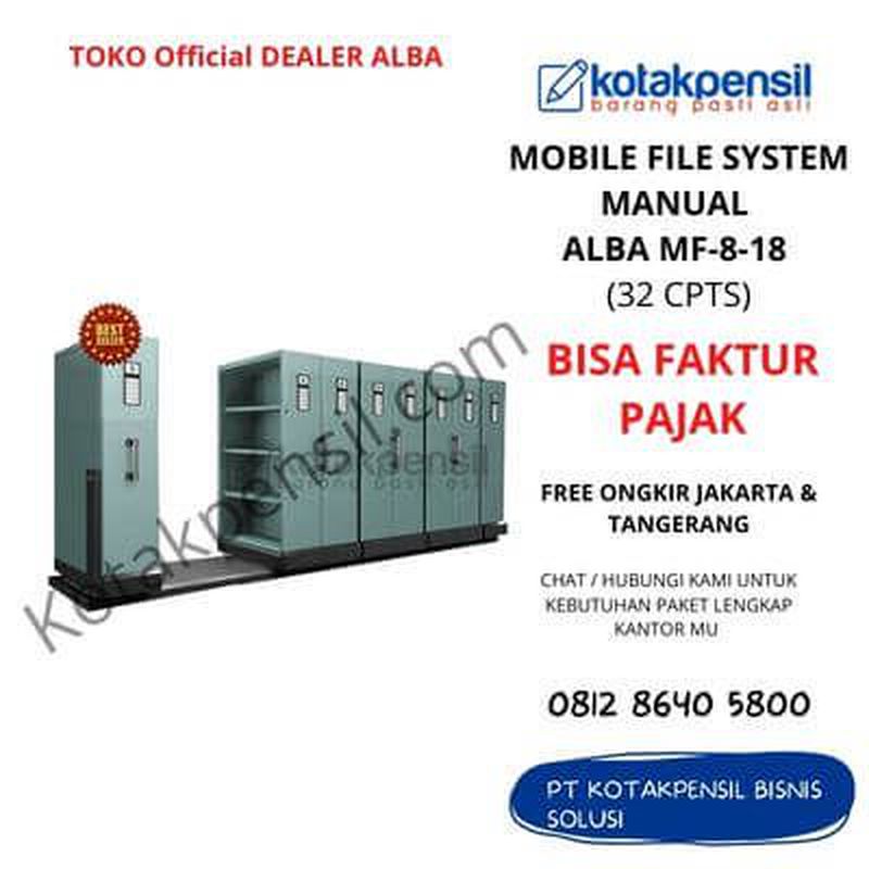 Mobile File System Manual ALBA MF – 8 – 18 (32 cpts) Roll O Pack