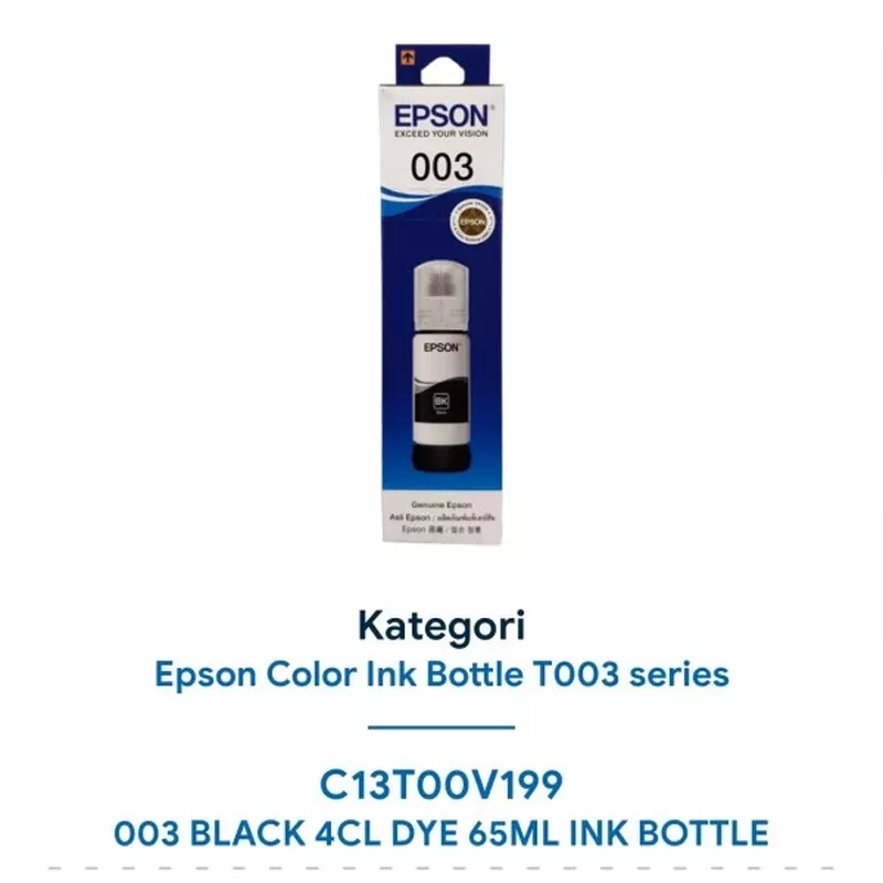 Epson Tinta Printer 003 L 3110 3150 1110 3100 3101 5190 Original Ink ...