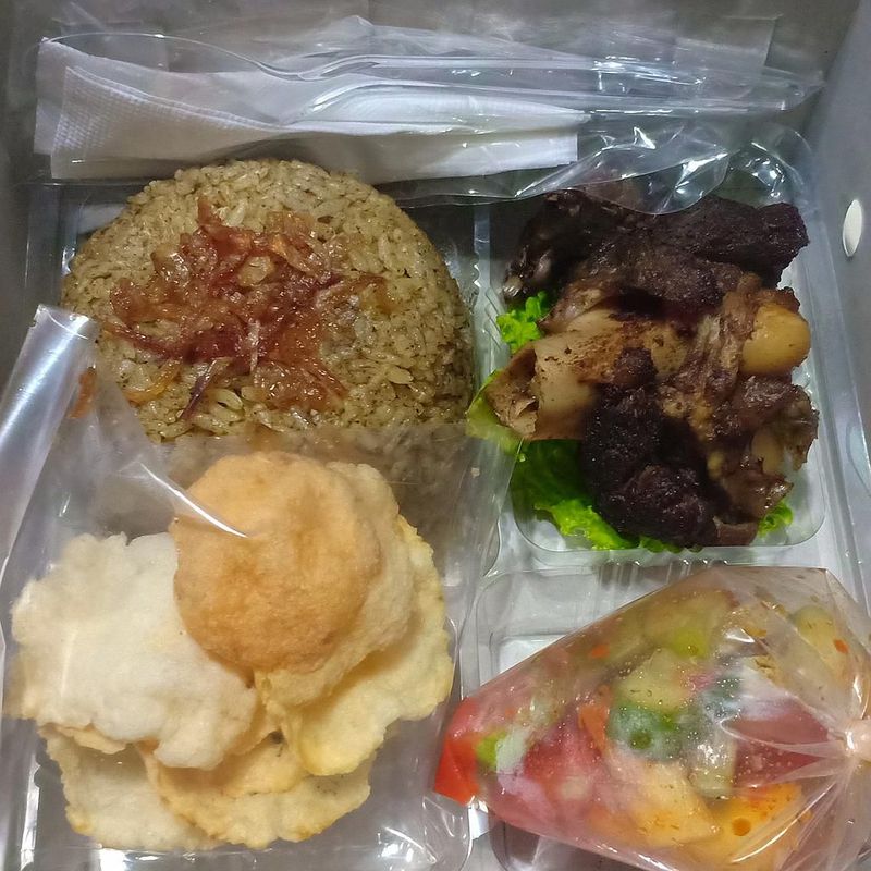 Nasi Kebuli basmati Daging kambing