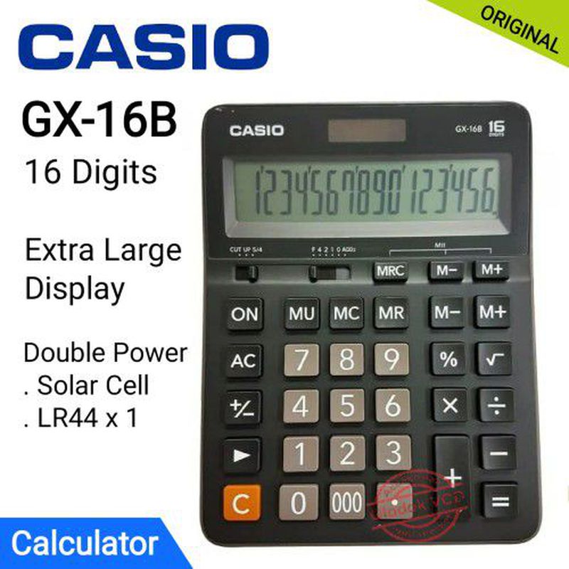Calculator Casio 16digits seri GX 16 B
