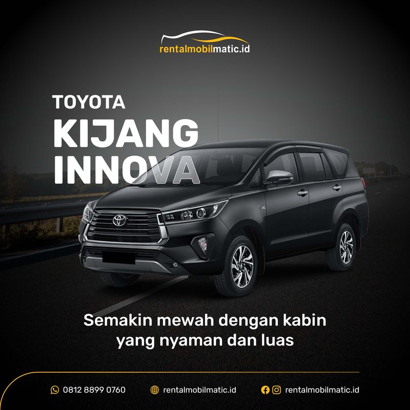 Sewa Mobil Innova Reborn Bulanan - Hitam