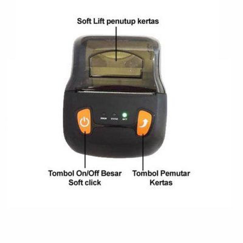 PRINTER THERMAL 02A-BU (USB + BLUETOOTH )