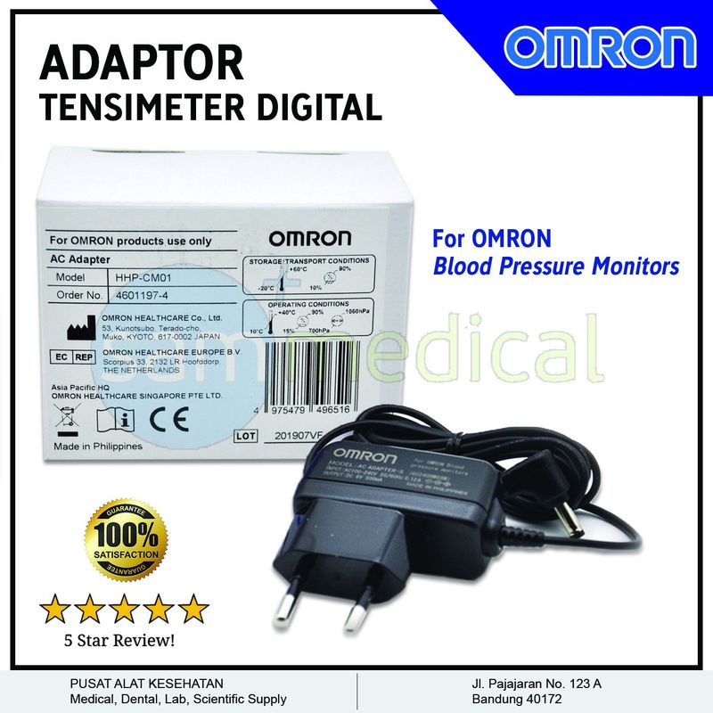 Omron Adaptor Tensimeter Digital