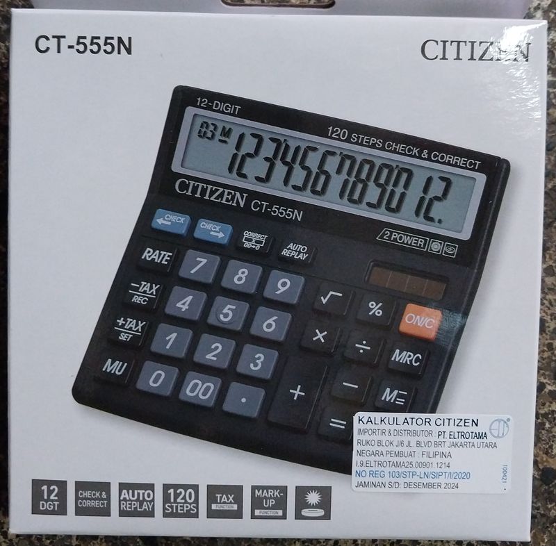 KALKULATOR CITIZEN 555N
