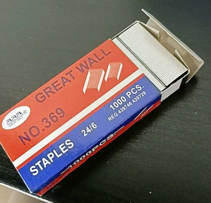 Isi staples besar merk Great Wall