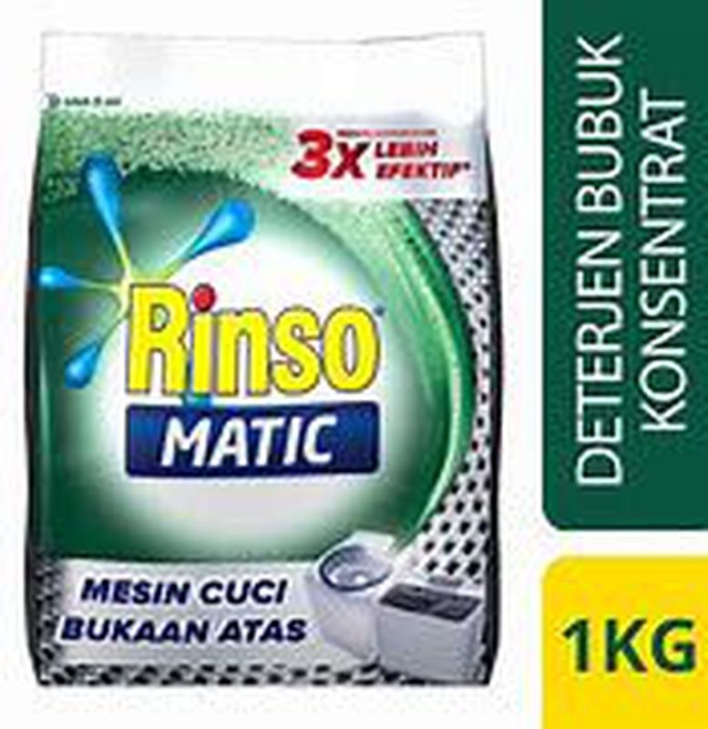DETERGENT RINSO MATIC TOP LOAD 1 KG
