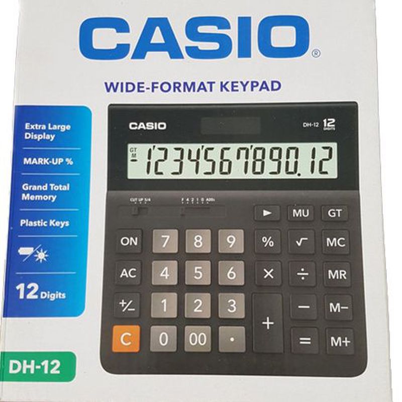 Kalkulator Casio DH-12BK