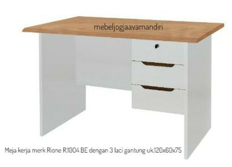 Meja kerja/meja kantor/meja manager Rione R.1004 BE