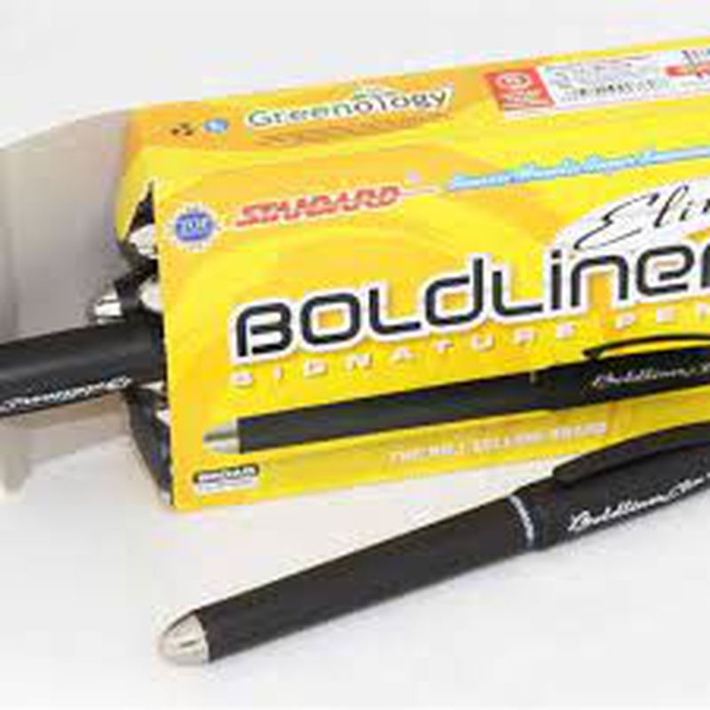 Bolpen STANDARD BoldLiner Elite 1.0 Black Pulpen Pena Ballpoint Pen