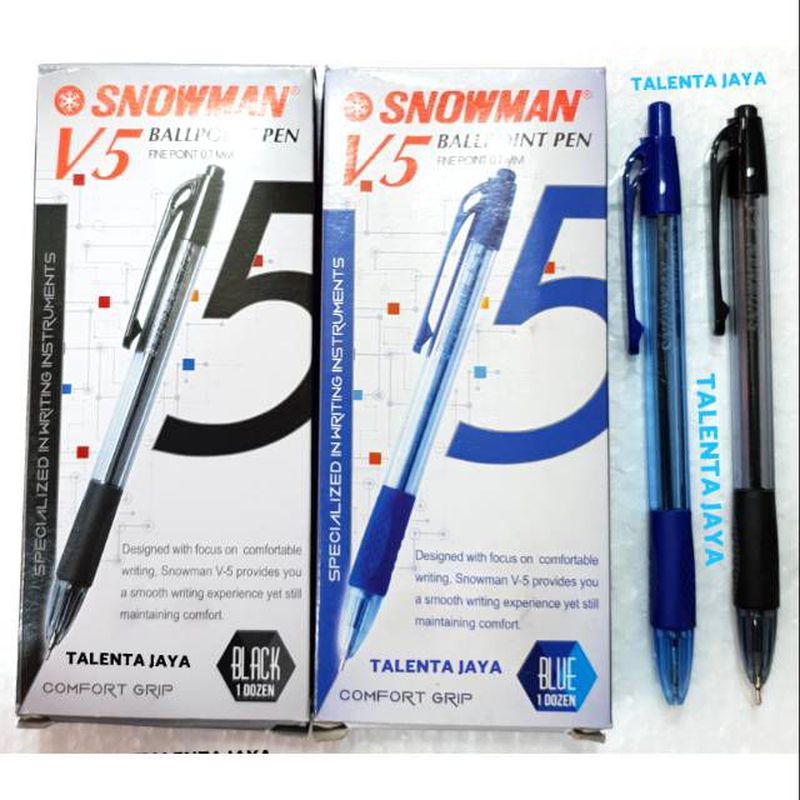 BALLPOINT SNOWMAN V.5