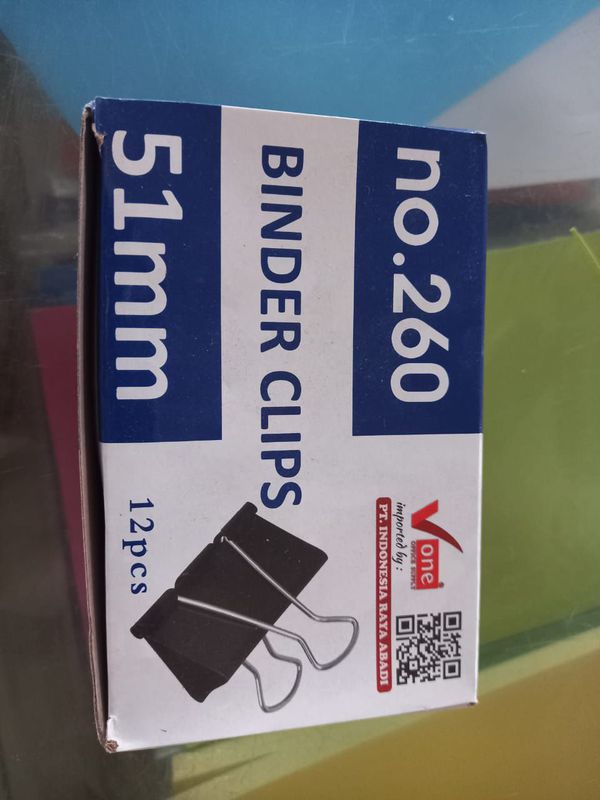 Binder Clip No. 260 V One