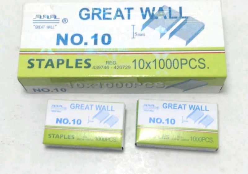 Isi Staples Great Wall no.10 ( 1 pak isi 10 )