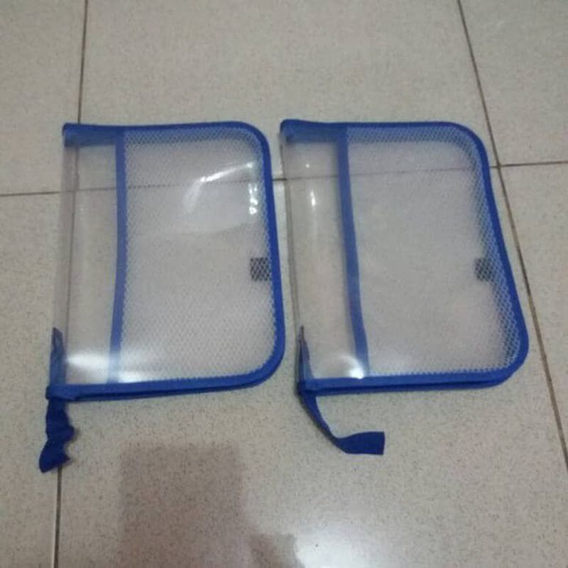 Zipper A5 Jaring / Pocket A5 Plastik / Map Plastik A5