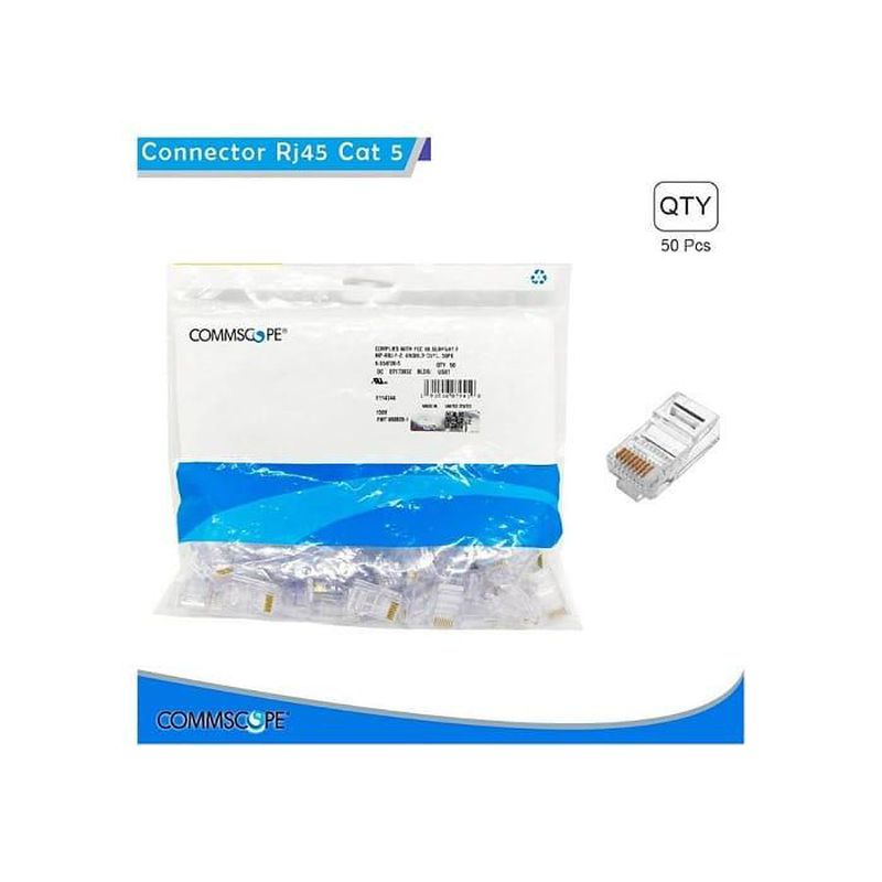 CONEKTOR UTP CAT 5E COMMSCOPE ORIGINAL